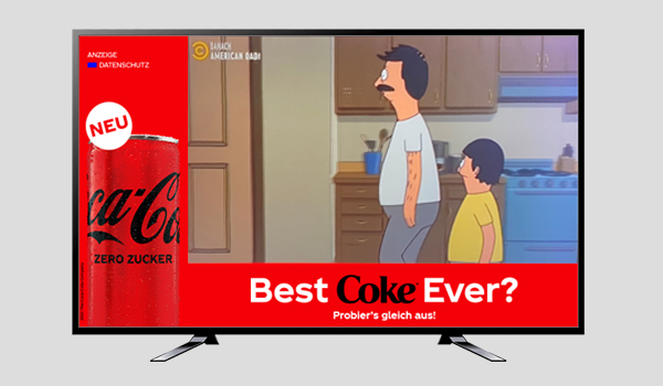 Coca-Cola with innovative Advanced TV campaign